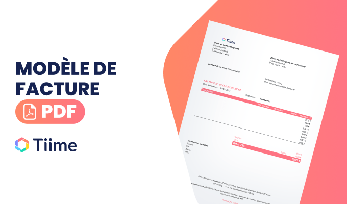 Tiime - Modèle de facture en PDF